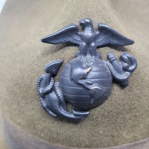 USMC | Accessories | Usmc Marine Corps Cover Drill Instructor Hat Sz 6 ...